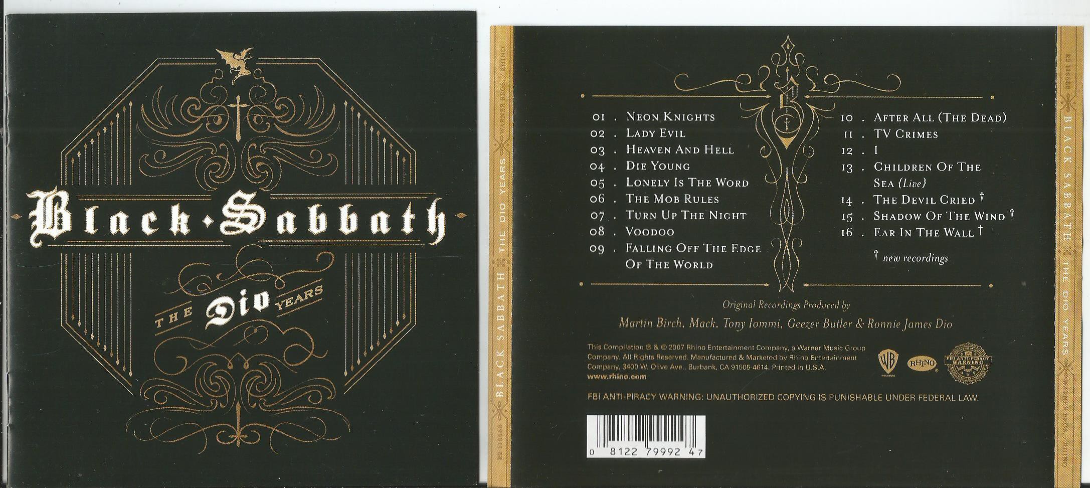 Black Sabbath Dio years (Vinyl Records, LP, CD) on CDandLP