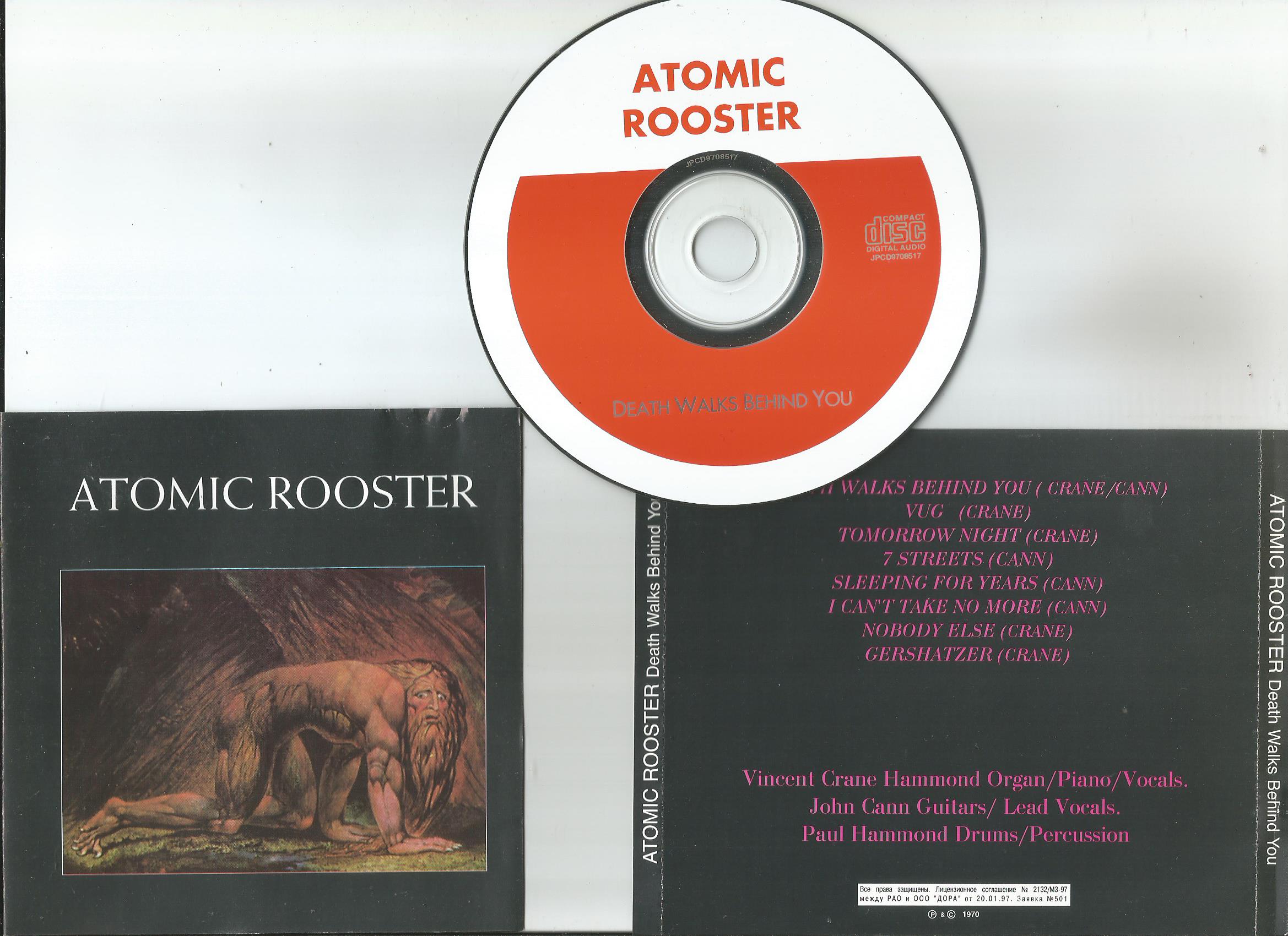 Atomic Rooster Death walks behind you (Vinyl Records, LP, CD) on CDandLP