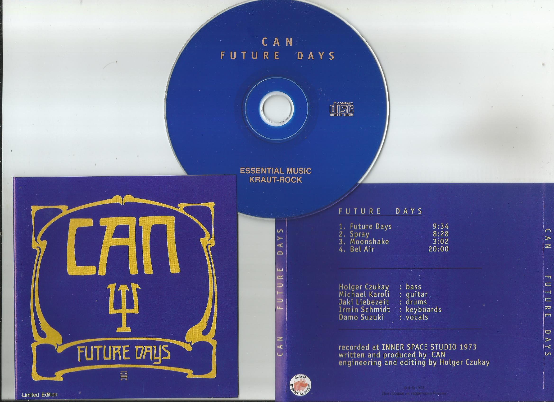 Can Future days (Vinyl Records, LP, CD) on CDandLP