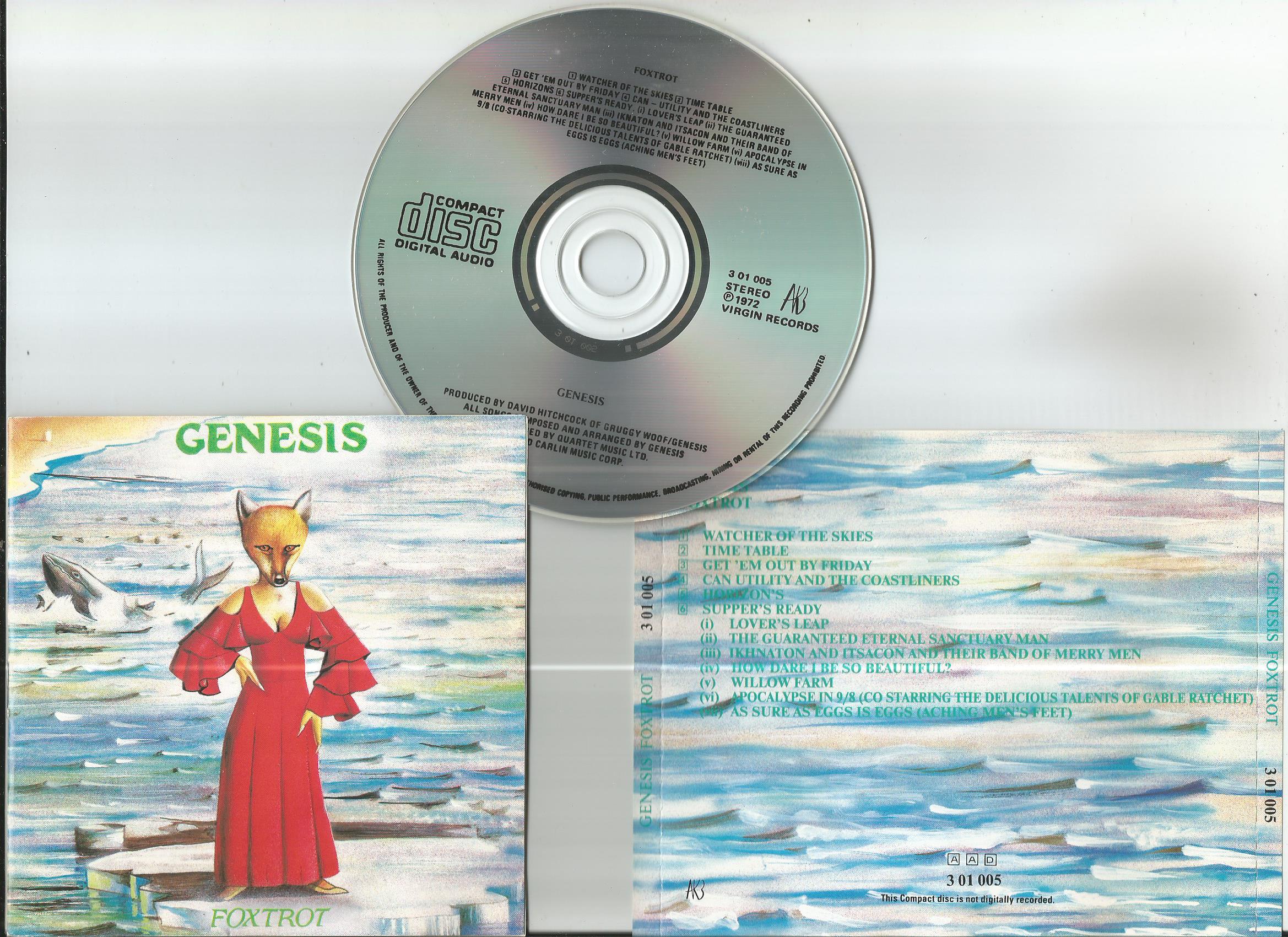 Genesis Foxtrot (Vinyl Records, LP, CD) on CDandLP