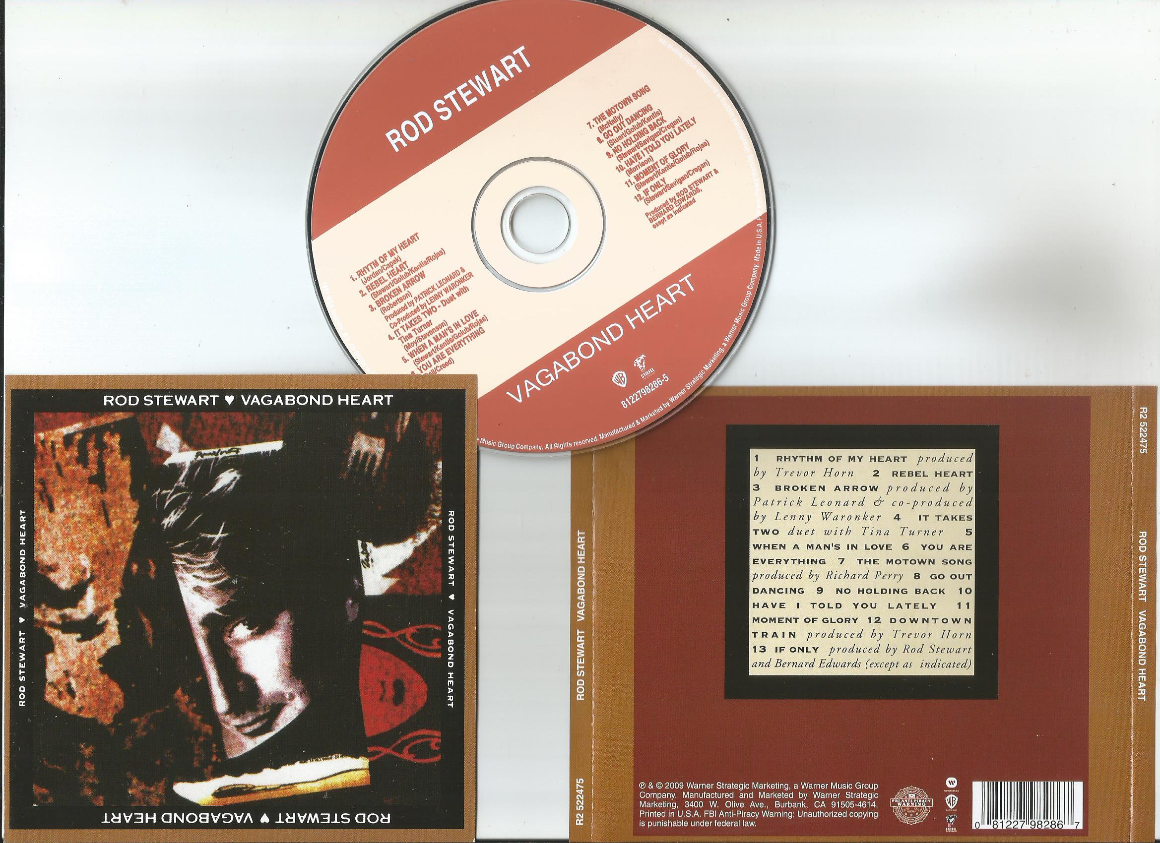 Rod Stewart Vagabond heart (Vinyl Records, LP, CD) on CDandLP