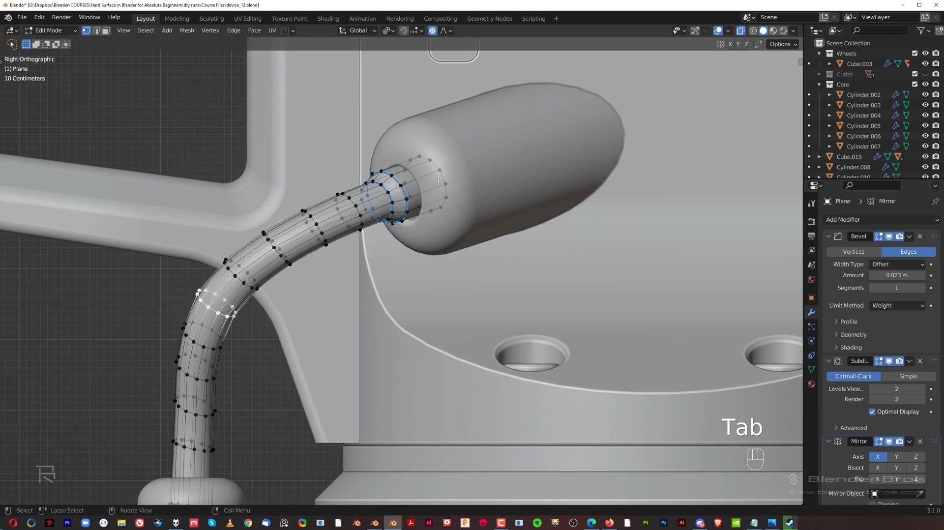 Blender Bros, Josh Gambrell, Ponte Ryuurui | Hard Surface Modeling in Blender 3 Jumpstart (2022 ...
