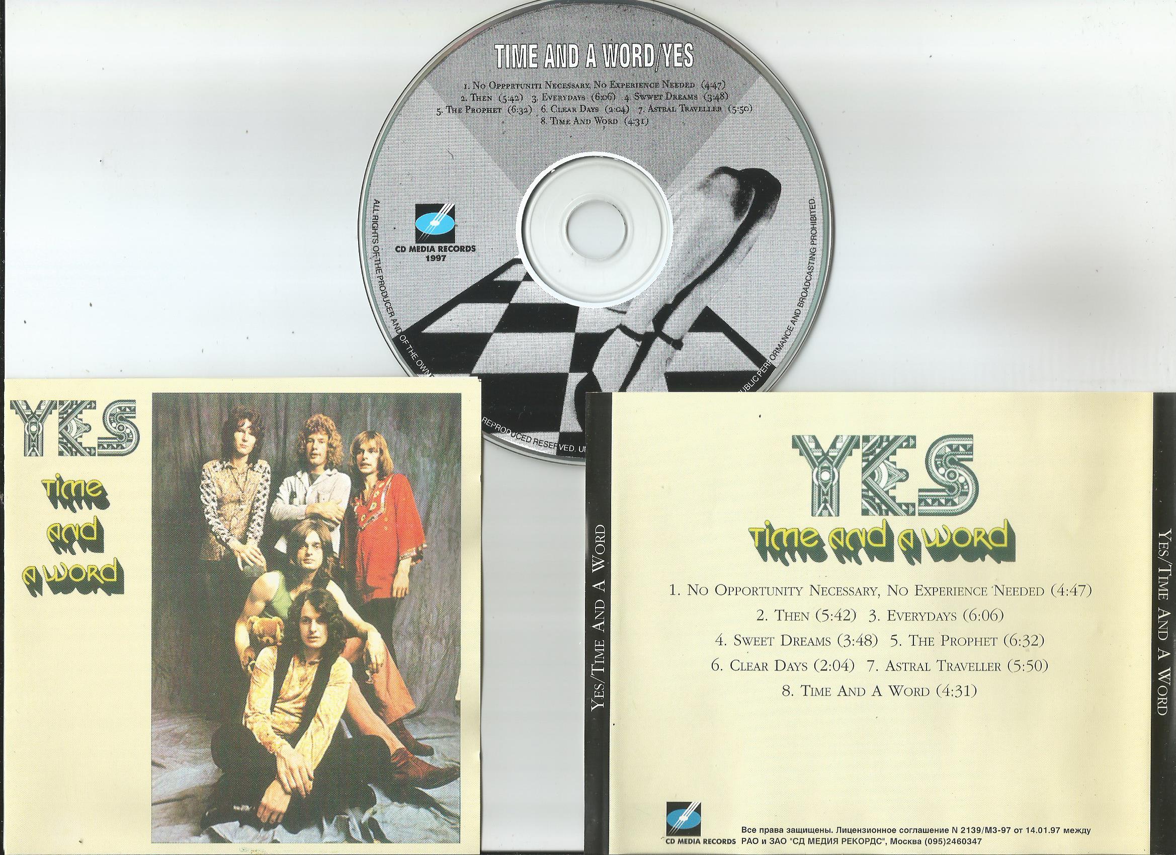 Yes Time and a word (Vinyl Records, LP, CD) on CDandLP