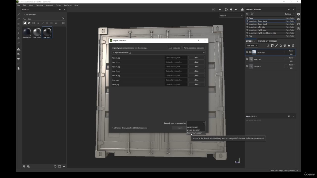 [Udemy] Advanced Texturing in Substance Painter 2022 [2022, ENG-RUS ...